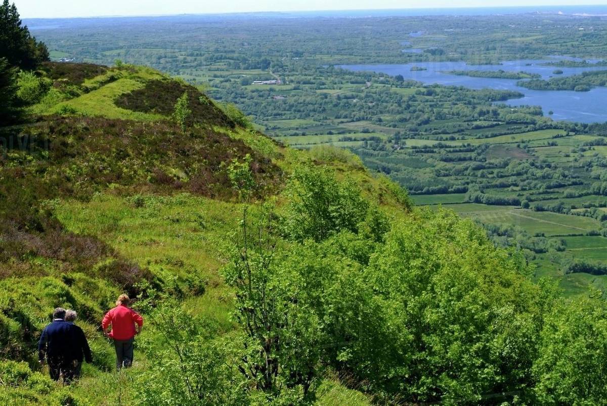 Navar Scenic Route, Lower Lough Erne, Co. Fermanagh, Ireland - Stock ...