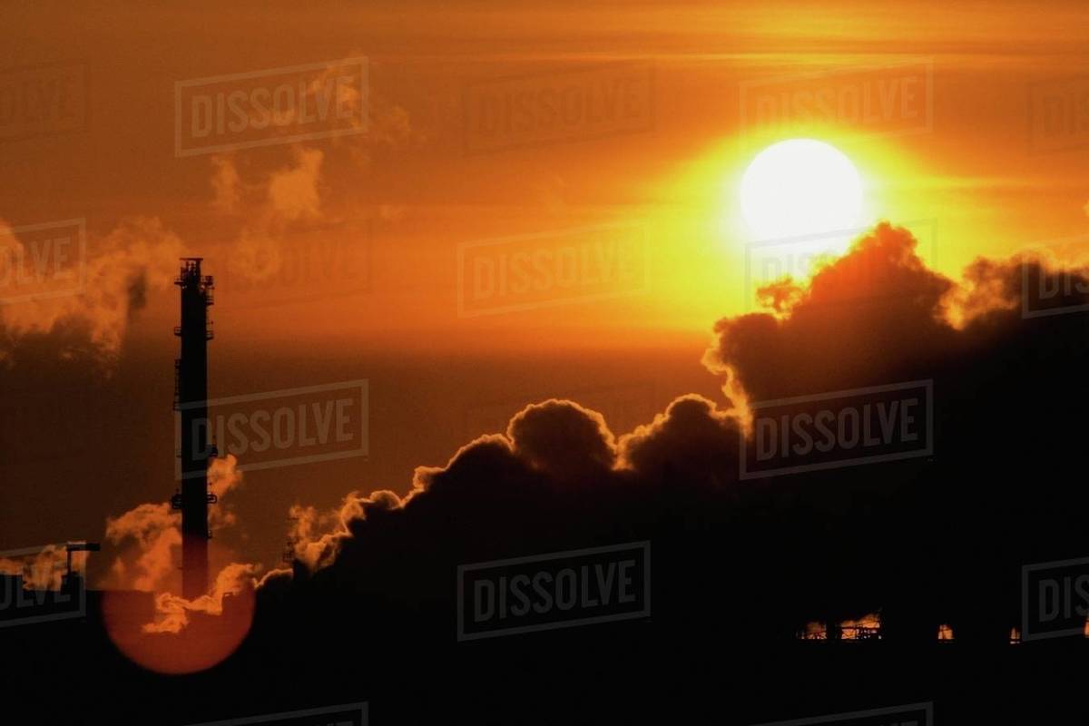 Natural Gas Processing Plant - Royalty-free Stock Photo | Dissolve