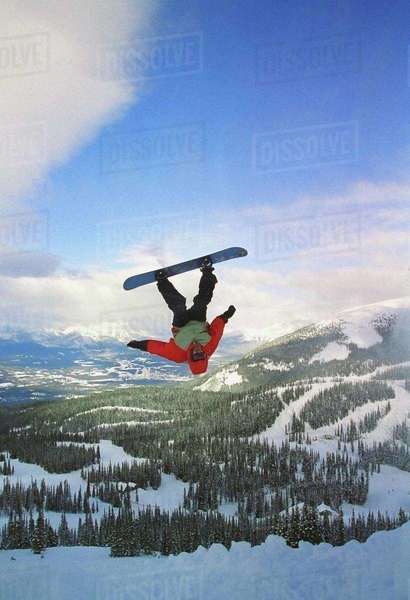 Boarder Upside Down In Air - Royalty-free Stock Photo | Dissolve
