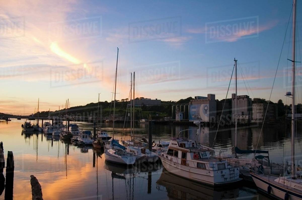 River Suir, From Millenium Plaza, Waterford City, Ireland - Stock Photo ...