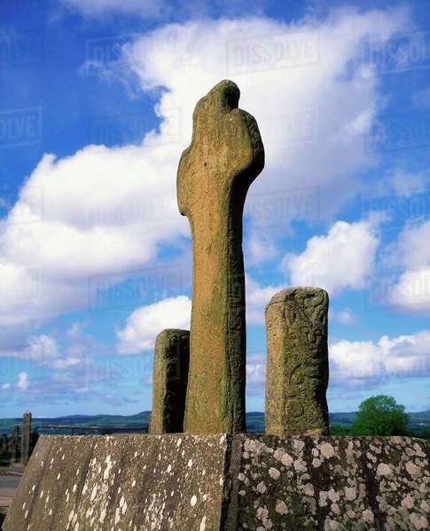 Carndonagh, Co Donegal, Ireland; High Cross - Stock Photo - Dissolve