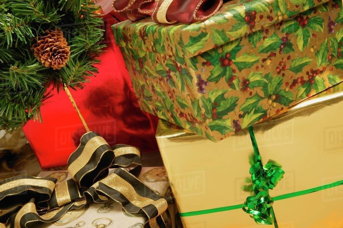 Presents At Christmas - Royalty-free Stock Photo | Dissolve