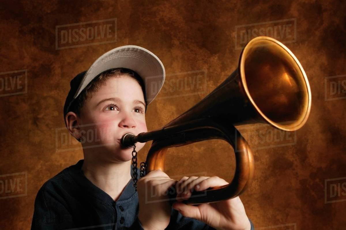 Boy With Instrument - Royalty-free Stock Photo | Dissolve