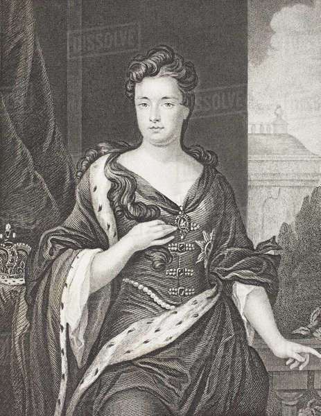 Queen Anne 1665 - 1714 Queen Of Great Britain From 1702 - 1714. Second ...