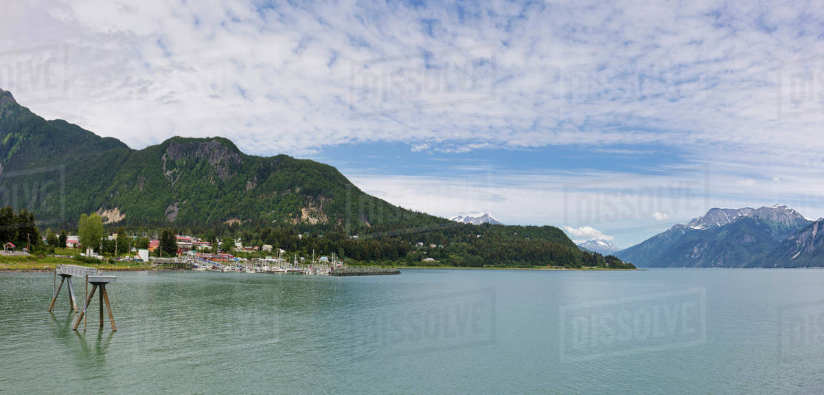 View Of The Haines Small Boat Harbor As Seen From Across Portage Cove ...
