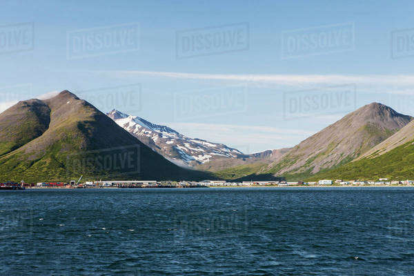 The Town Of King Cove, On The Alaska Peninsula Near Its Westernmost End ...