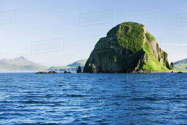 Sankin Island In Ikatan Bay In False Pass, Also Known As Isanotski ...
