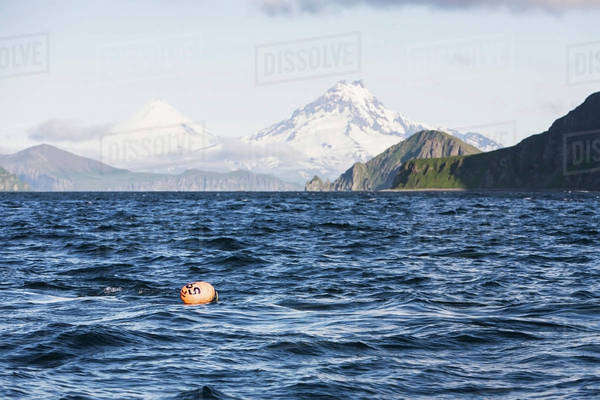 Shishaldin Volcano And Isanotski Peaks In The Background Of The Rugged ...