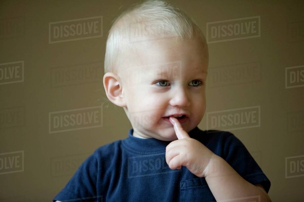 Portrait Of A Small Child - Stock Photo - Dissolve