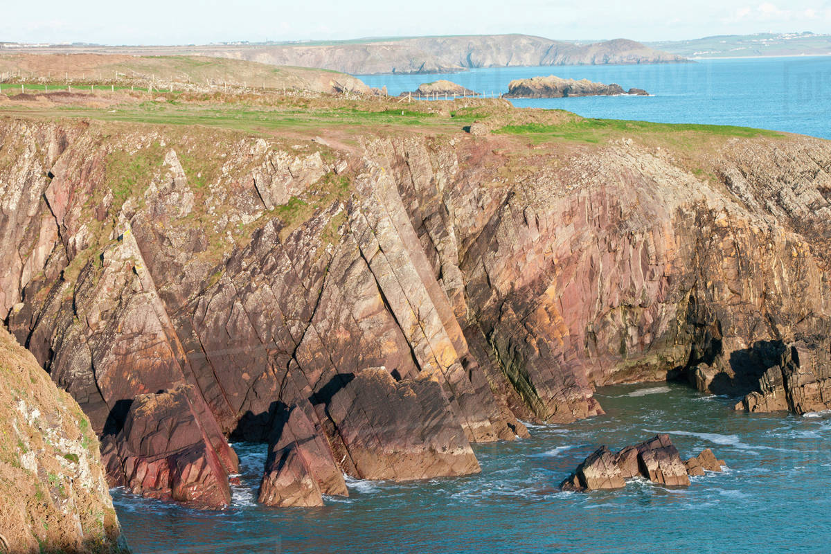 Cliffs along the coastline - Royalty-free Stock Photo | Dissolve