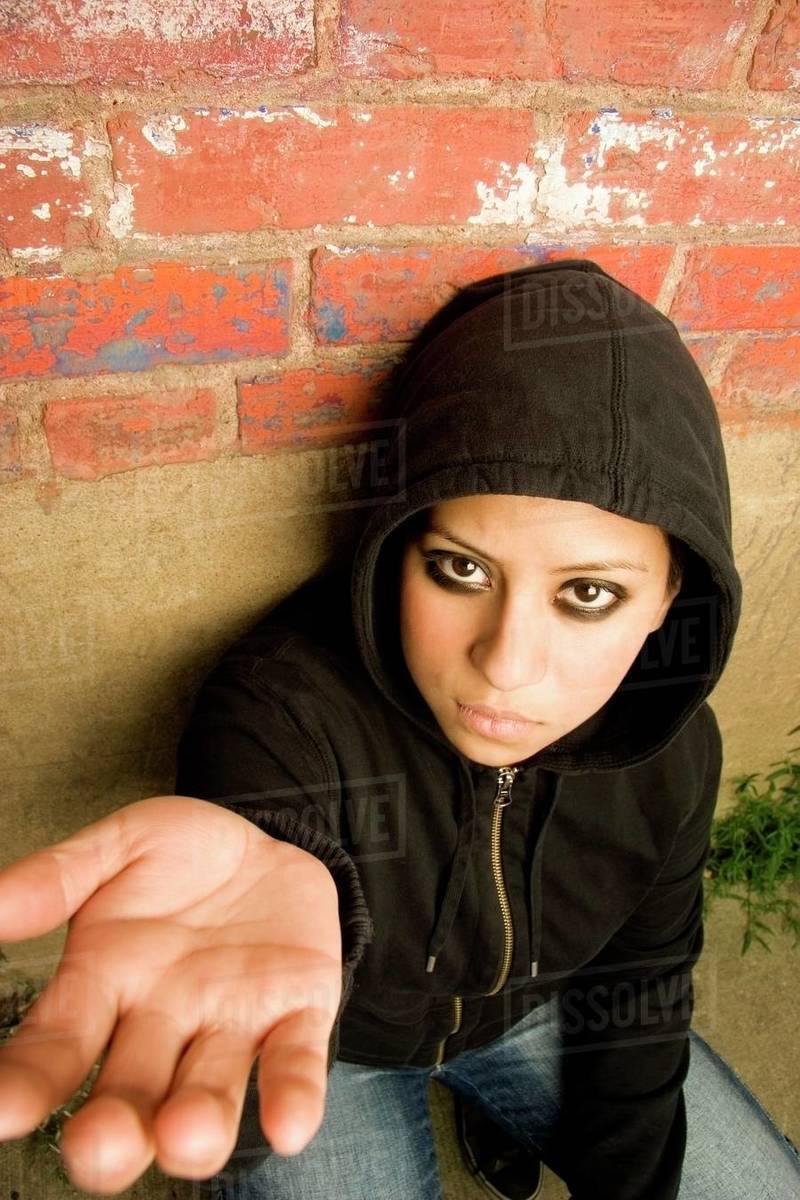 Woman Begging - Royalty-free Stock Photo | Dissolve