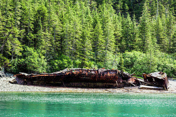 Wreck of the ferry Leschi in Shotgun Cove and Passage Canal in Prince ...