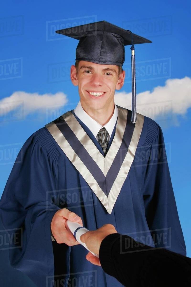 Graduation Portrait - Royalty-free Stock Photo | Dissolve