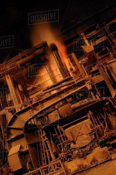 Steel Factory Machinery - Royalty-free Stock Photo | Dissolve
