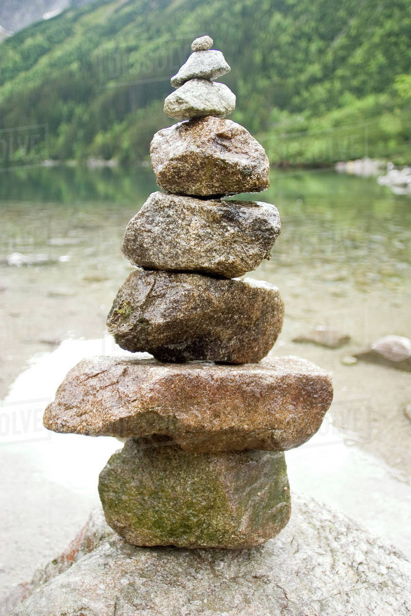 Piled Up Stones, Tatra Mountains, Poland - Royalty-free Stock Photo ...