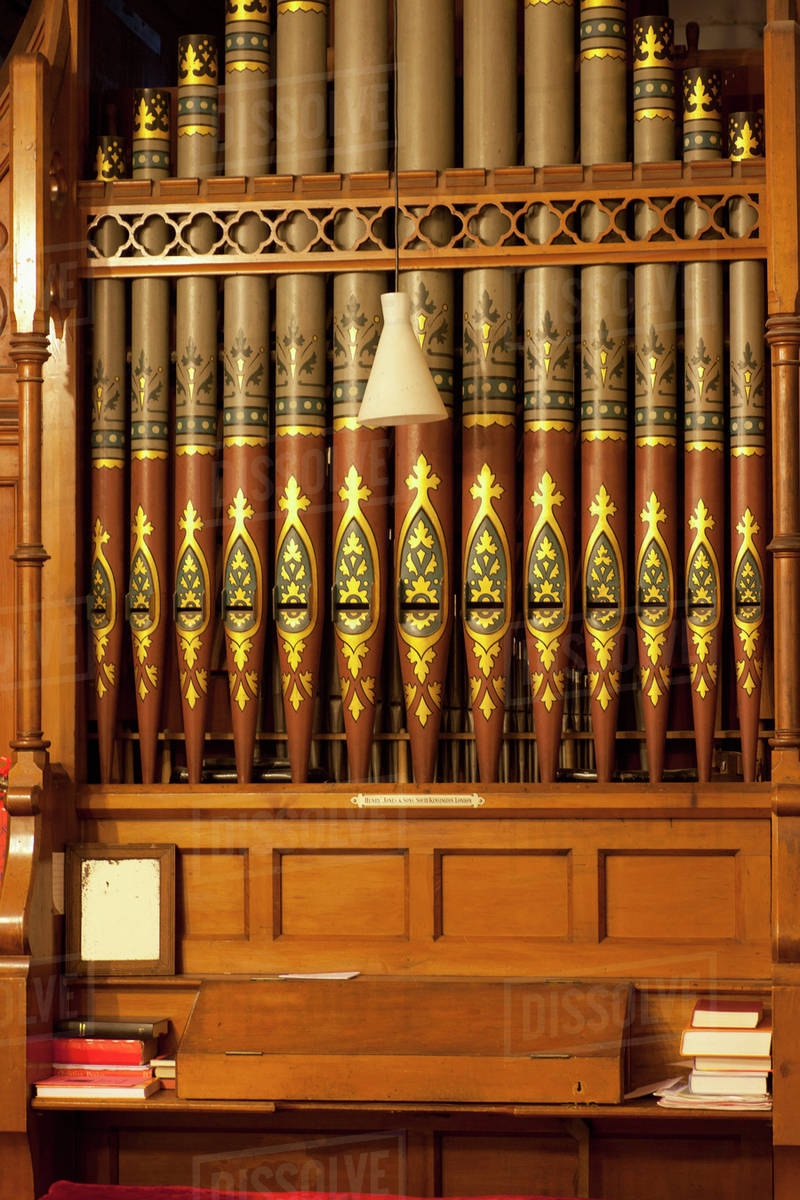 Pipe Organ In St John's Church In Snods Edge; Shotley Bridge, Durham ...