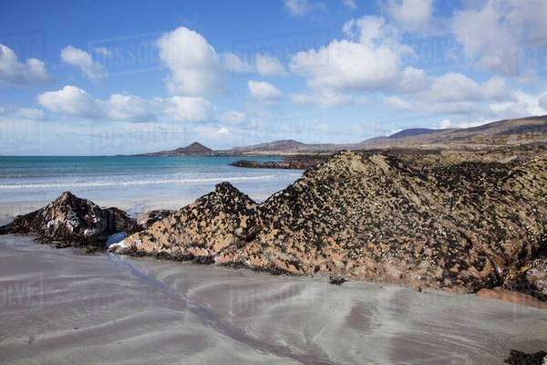 Whitestrand Beach Near Castlecove; County Kerry, Ireland - Royalty-free ...