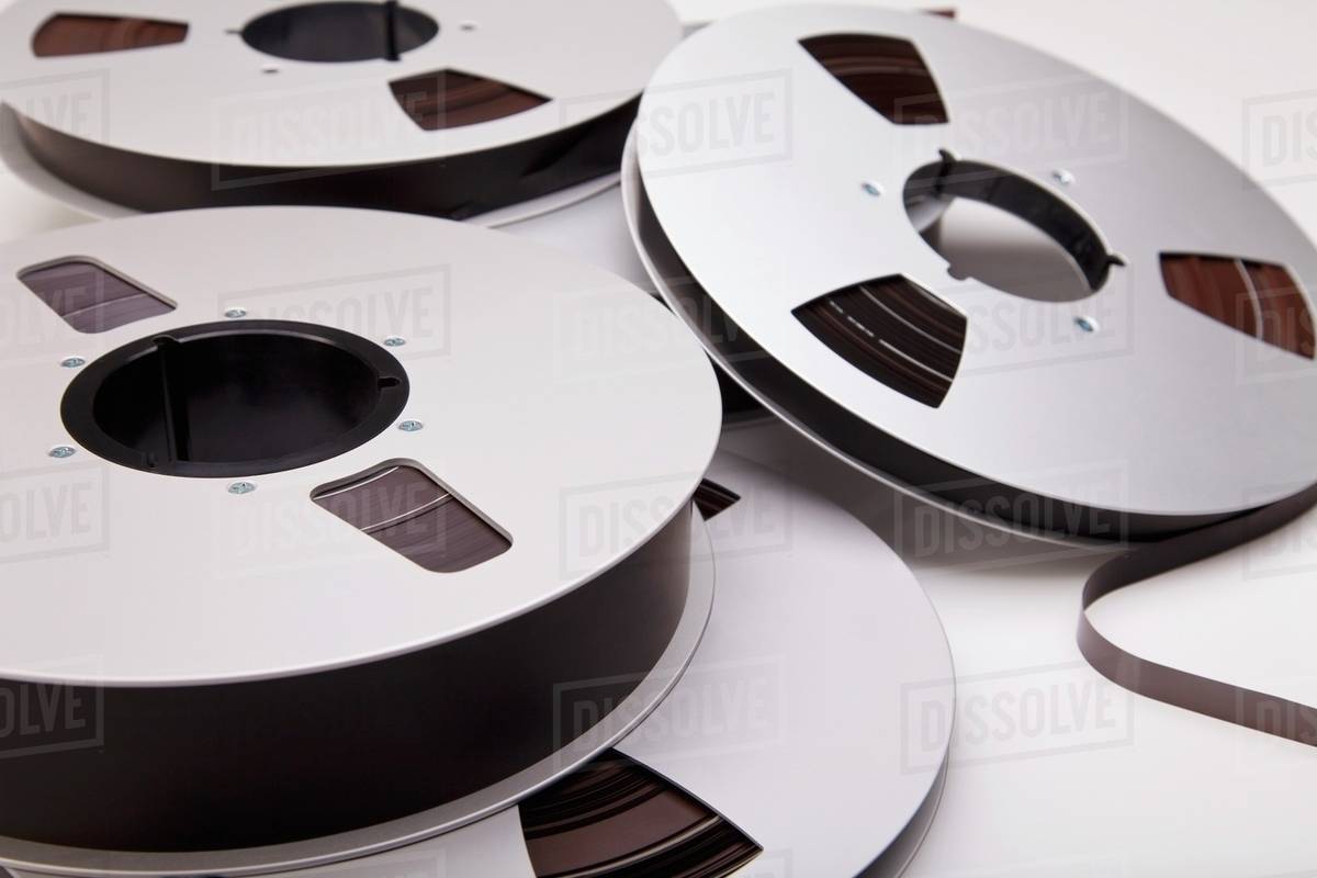 Audio Recording Reel-To-Reel Tapes - Royalty-free Stock Photo | Dissolve