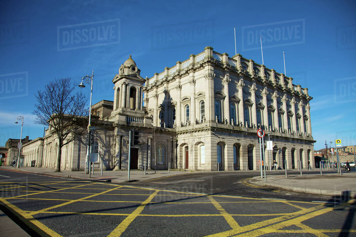 Exterior Of Heuston Station; Dublin County, Dublin, Ireland - Royalty ...