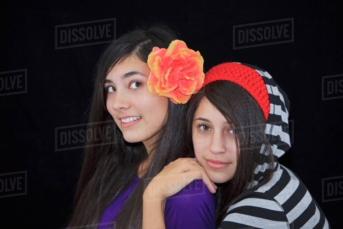 Portrait Of Two Girls - Royalty-free Stock Photo | Dissolve