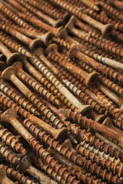 Old Rusted Screws - Stock Photo - Dissolve