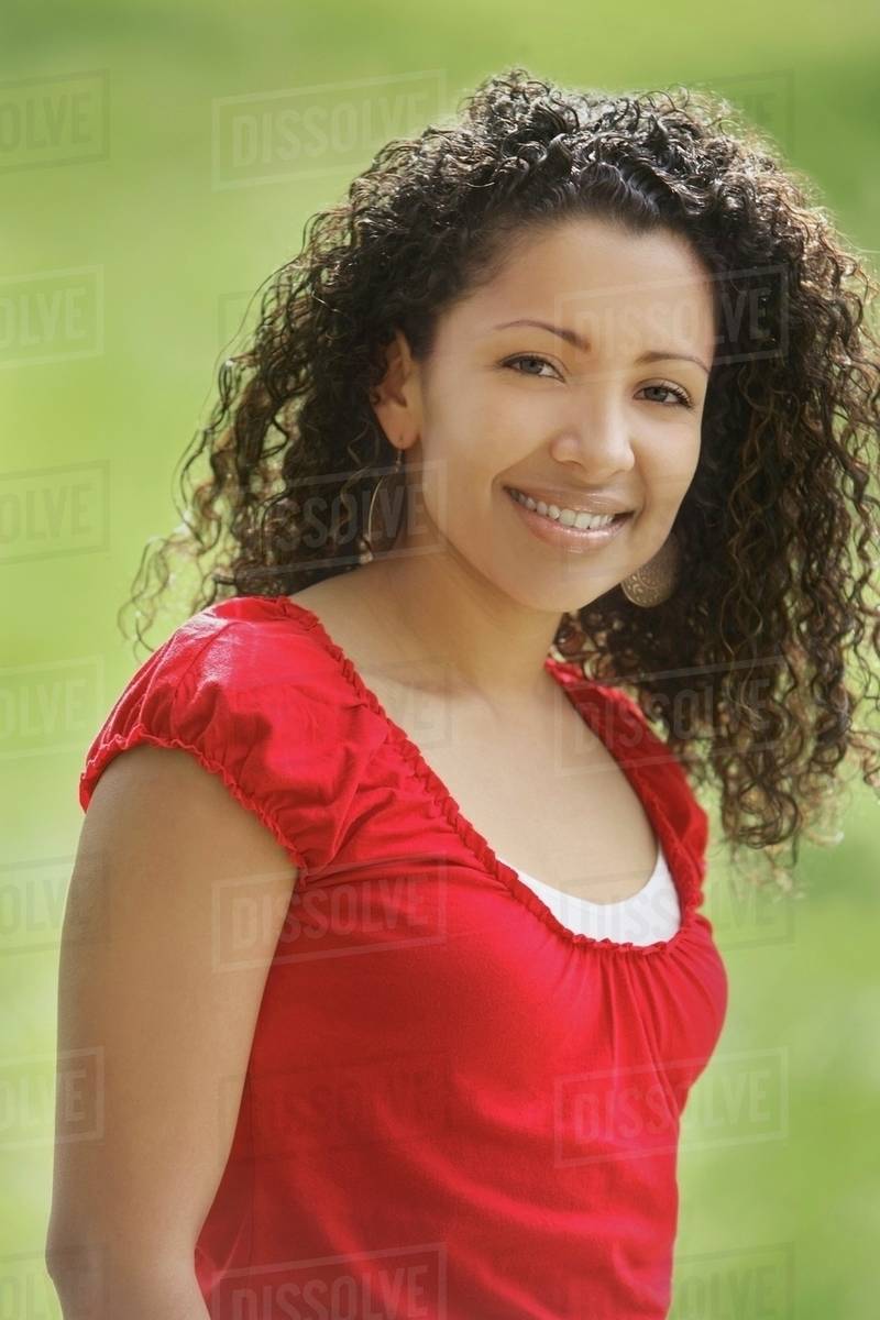 Edmonton, Alberta, Canada; Portrait Of A Young Woman - Royalty-free ...