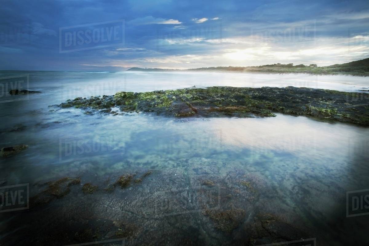 Flat Rock; Ballina, New South Wales, Australia - Royalty-free Stock ...