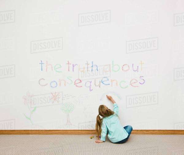 The Drawing Is On The Wall - Royalty-free Stock Photo | Dissolve