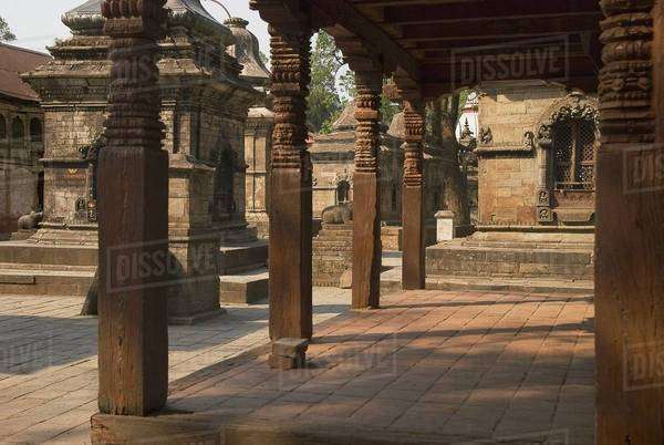 Hindu Temples In Pashupatinath, Kathmandu, Nepal - Royalty-free Stock ...
