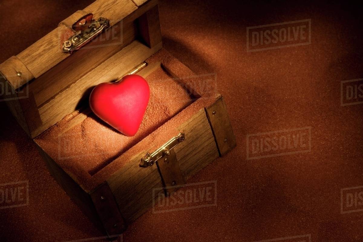 Heart In A Wooden Box - Royalty-free Stock Photo | Dissolve