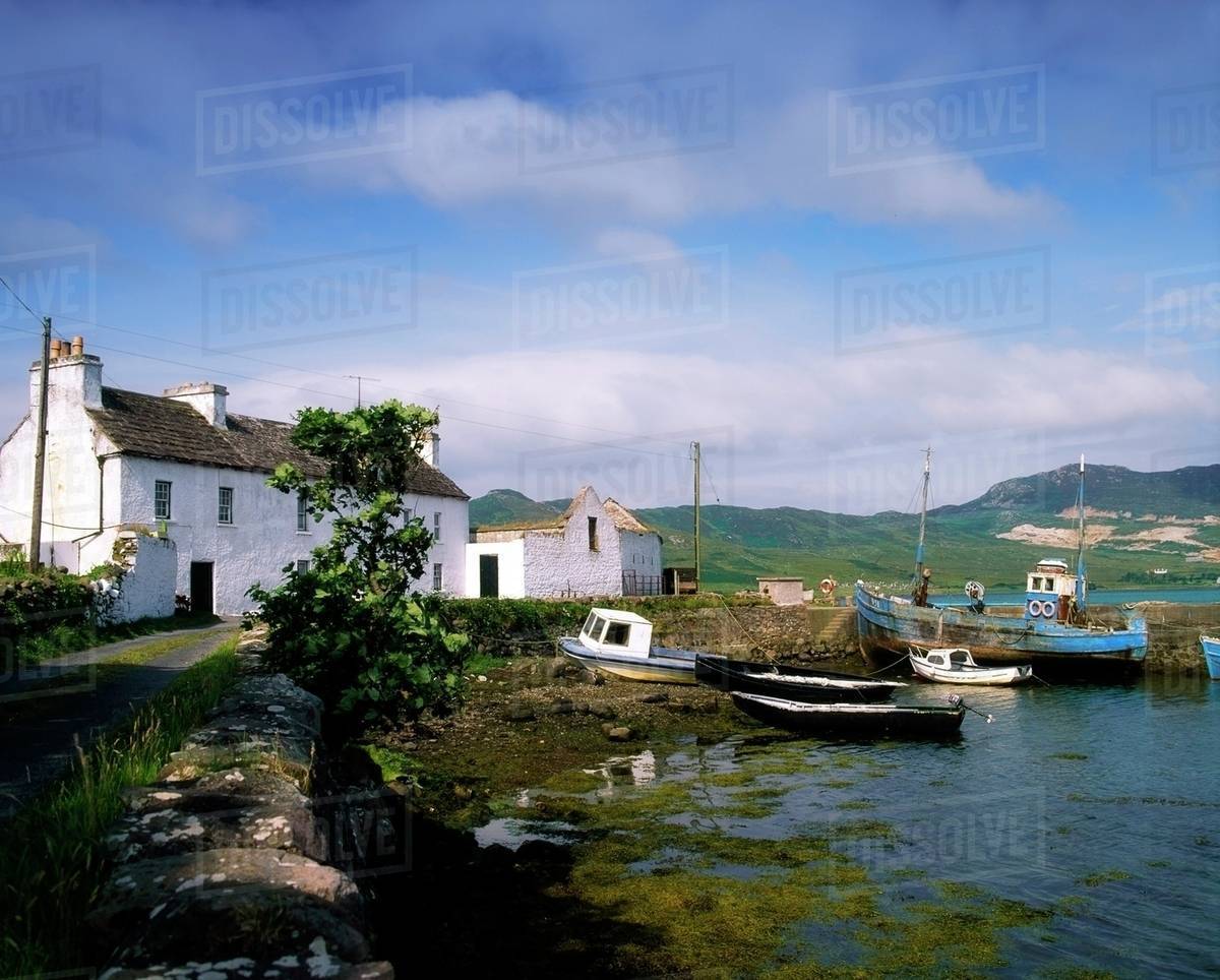 Co Mayo, Sweeneys Quay, Ireland - Stock Photo - Dissolve