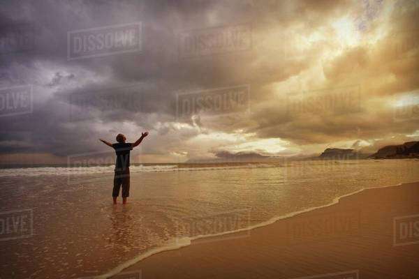 Worship On A Beach - Royalty-free Stock Photo | Dissolve