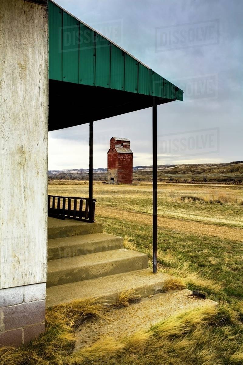 Farm Structures In Rural Area - Stock Photo - Dissolve