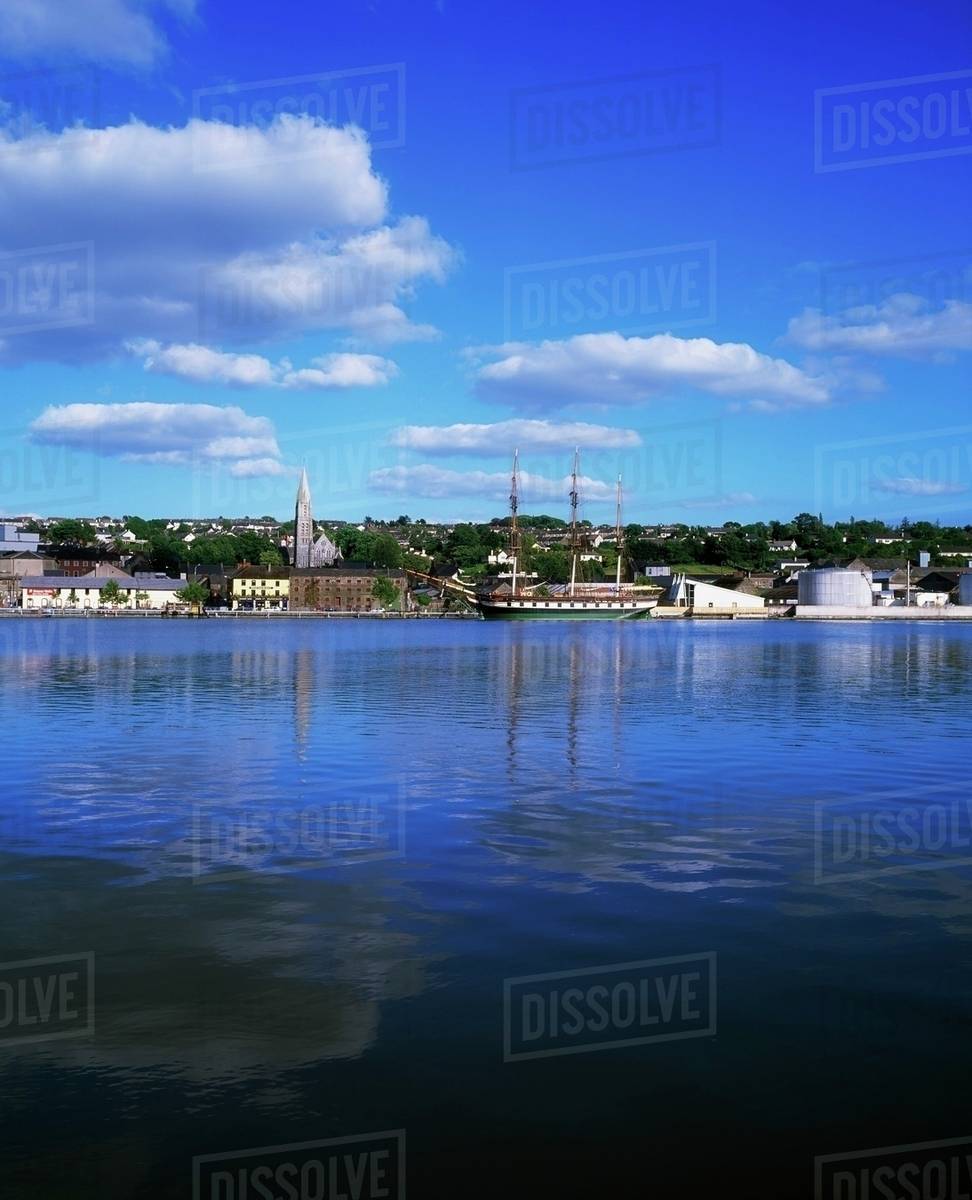 Dunbrody Famine Ship; New Ross, County Wexford, Ireland - Stock Photo ...