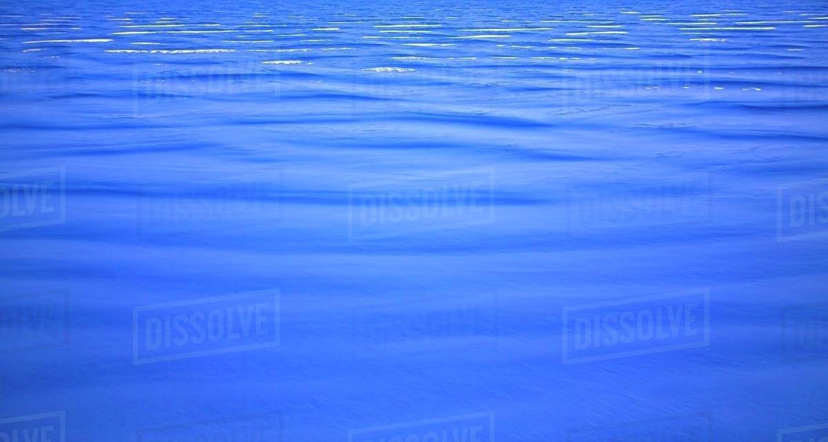 Full Frame Of Blue Water - Royalty-free Stock Photo | Dissolve