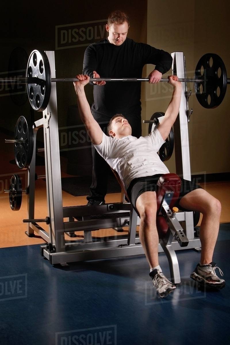 Man Lifting Weights - Royalty-free Stock Photo | Dissolve
