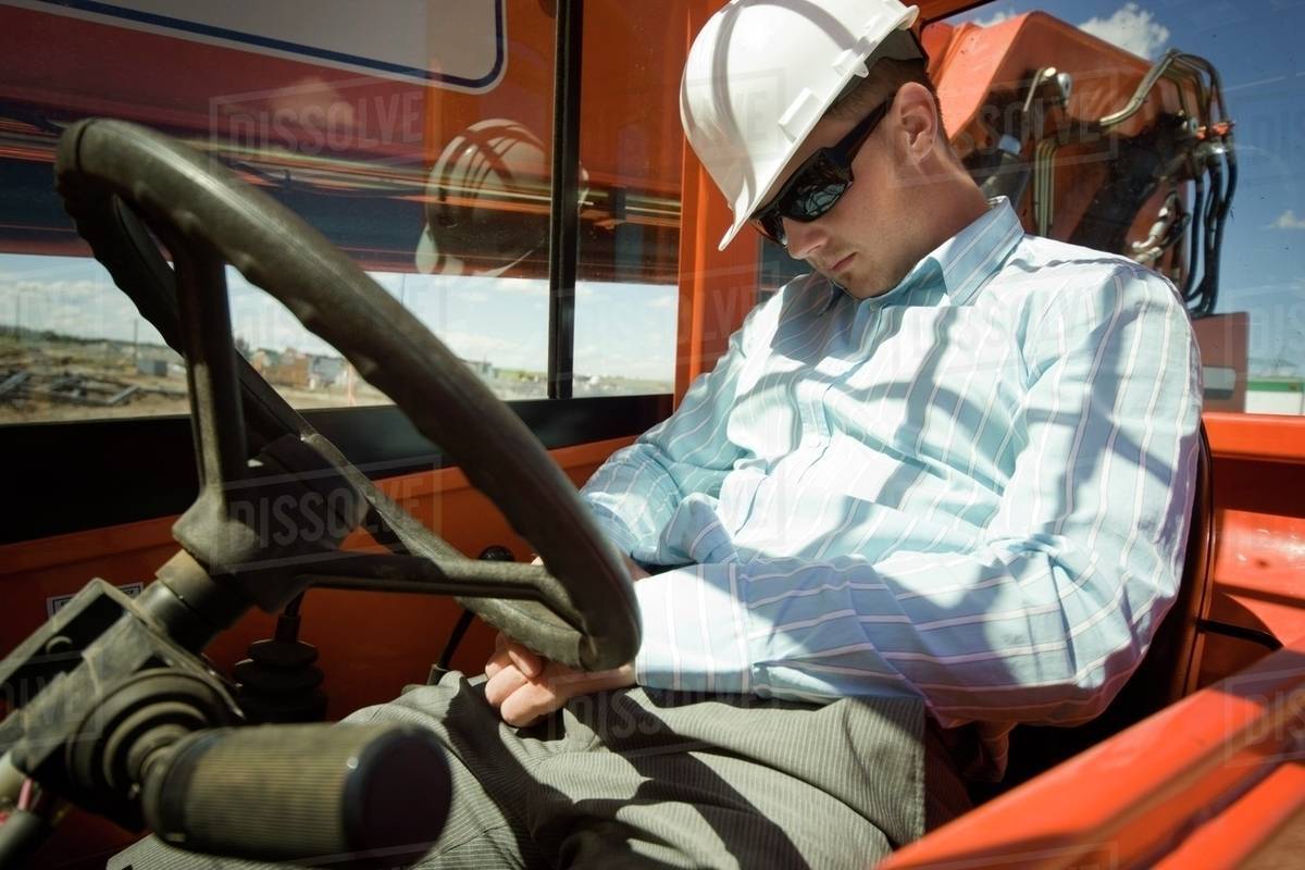 Worker Asleep On The Job - Royalty-free Stock Photo | Dissolve