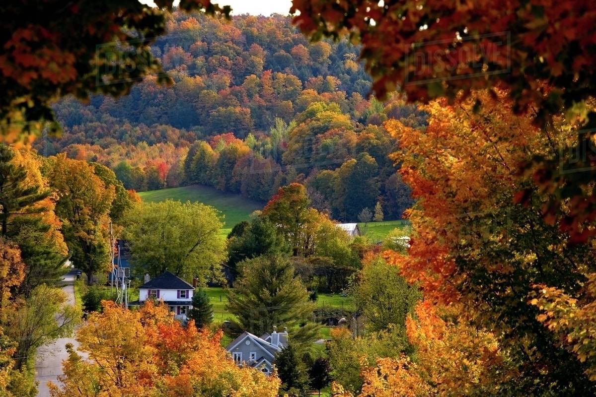Rural Town, Quebec, Canada - Royalty-free Stock Photo | Dissolve