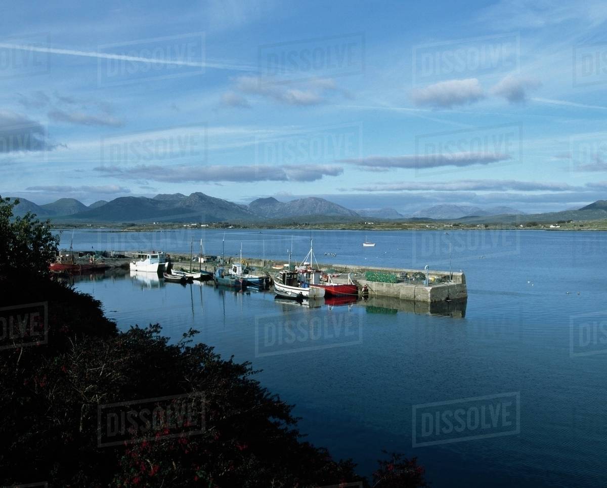 Roundstone; Co Galway, Roundstone, Connemara, Ireland - Royalty-free ...