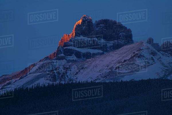 Mount Hector, Banff National Park, Alberta, Canada - Royalty-free Stock ...