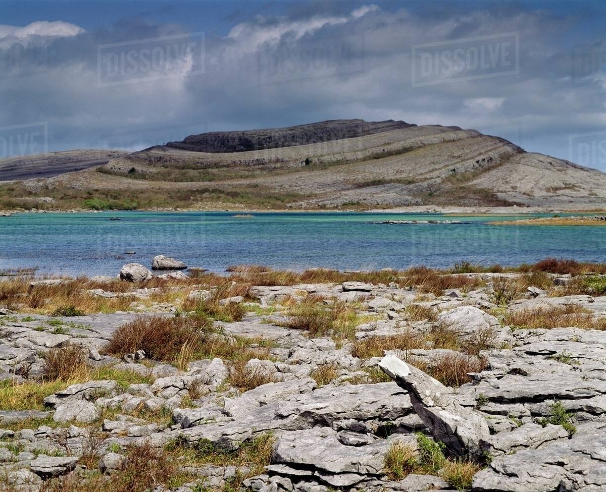 The Burren, Mullaghmore Mountain; Co Clare, Ireland - Royalty-free ...