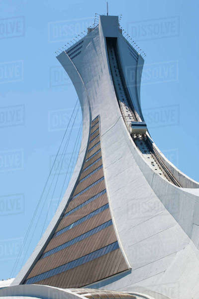 Montreal Olympic Stadium, Montreal Tower And Funicular; Montreal ...