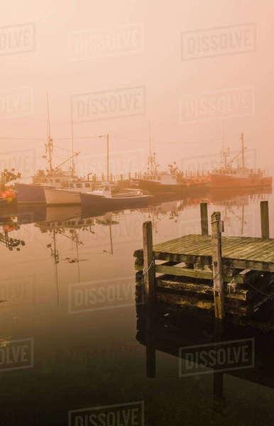 Bear Point Wharf; Bear Point, Nova Scotia, Canada - Stock Photo - Dissolve