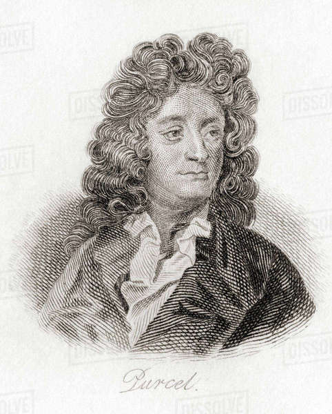 Henry Purcell, 1659 - 1695. English composer. From Crabb's Historical ...