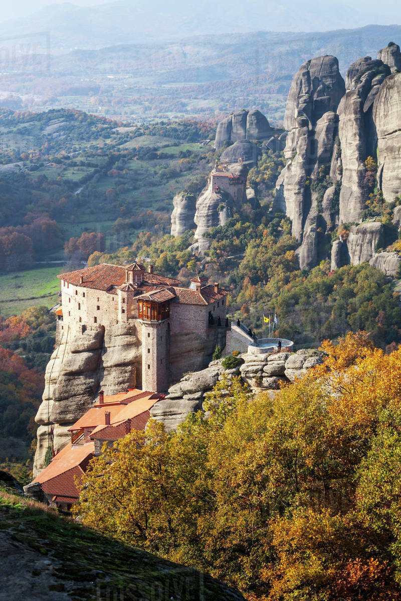 Holy Monastery Of Rousanou; Meteora, Greece - Royalty-free Stock Photo ...