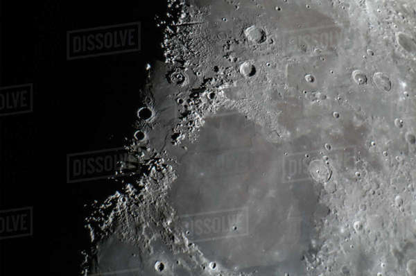 Surface Of The Moon - Stock Photo - Dissolve