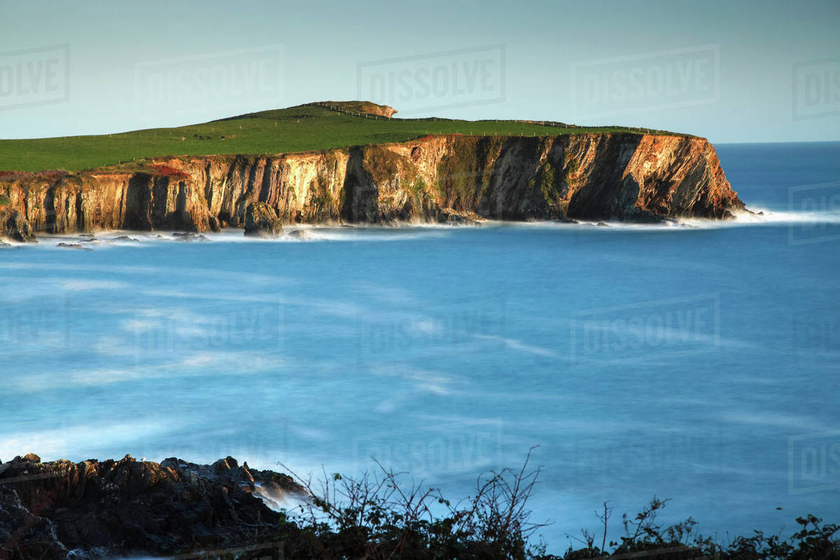 Coastal Cliffs Around Toe Head On The Wild Atlantic Way In West Cork ...