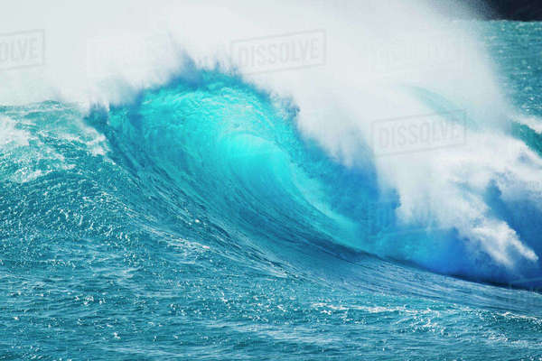 Beautiful Blue Ocean Wave - Stock Photo - Dissolve