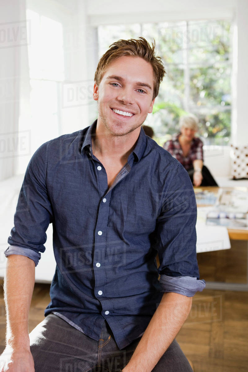 Happy man - Stock Photo - Dissolve