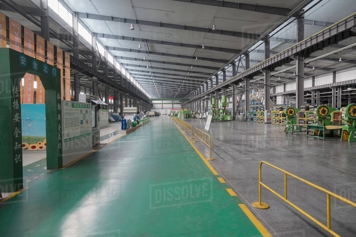 Solar panel assembly factory, Solar Valley, Dezhou, China - Stock Photo ...